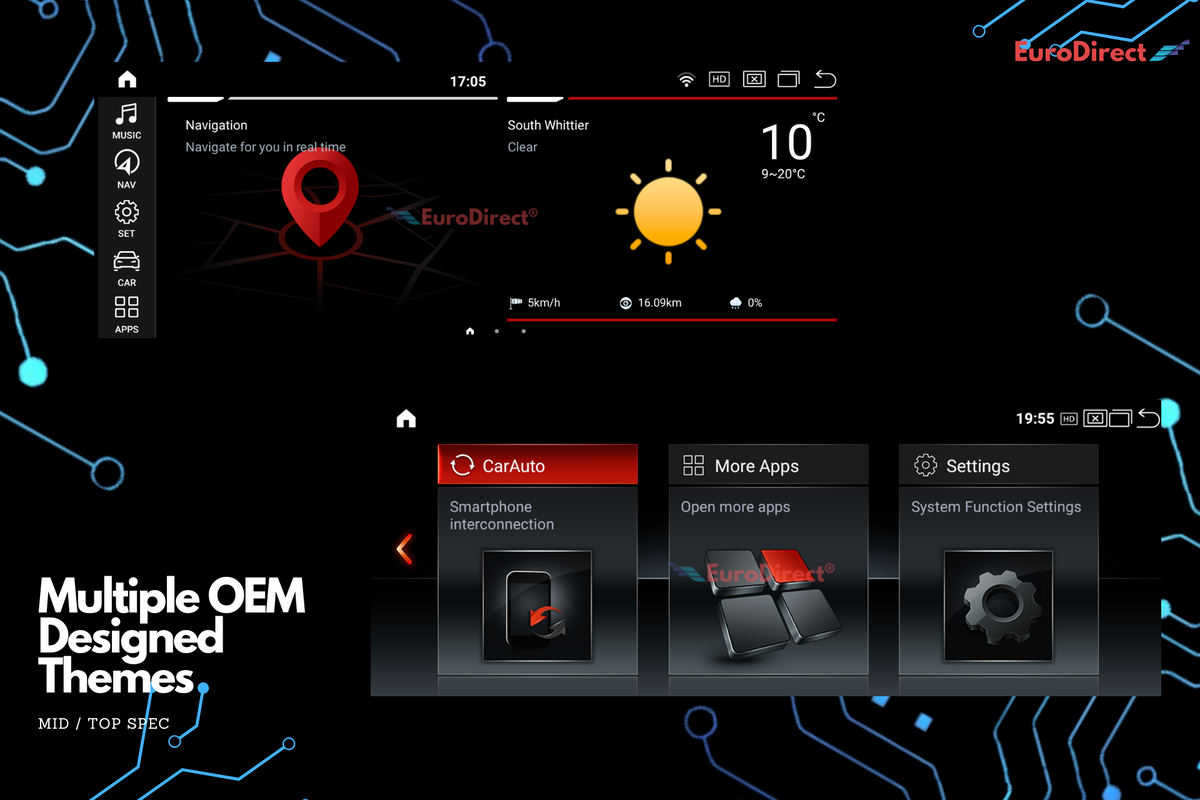 iDrive/CarPlay/Android Auto Retrofit for BMW E90 E91 E92 E93 for NON-I